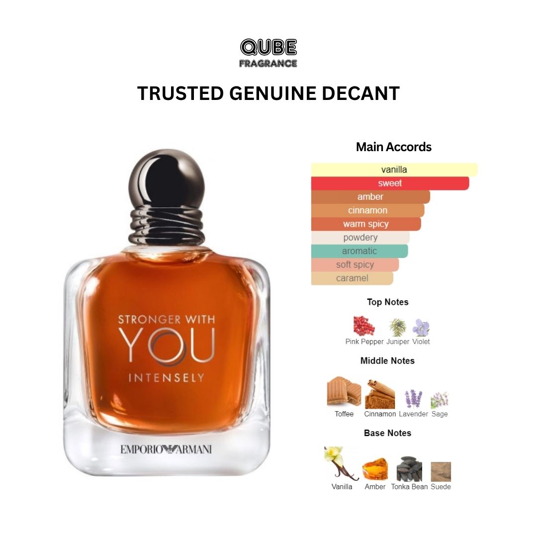 Emporio Armani Stronger With You Intensely - Qube Fragrance | Luxury ...