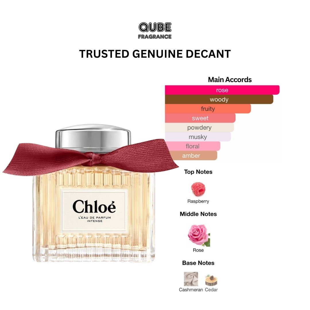 Chloé L’Eau de Parfum Intense - Qube Fragrance | Luxury Fragrance Samples