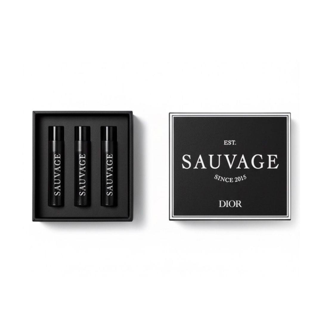 Dior Sauvage Mini Gift Set (3 x 1ml) - Qube Fragrance | Luxury ...